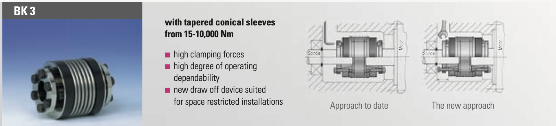 BK Series, metal bellows drive couplings - motec - automating your world